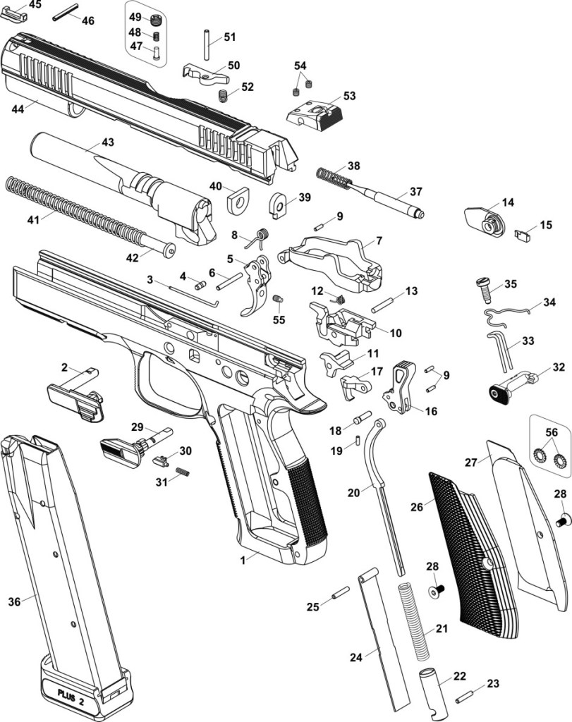CZ Shadow 2 spare parts | Military Spot
