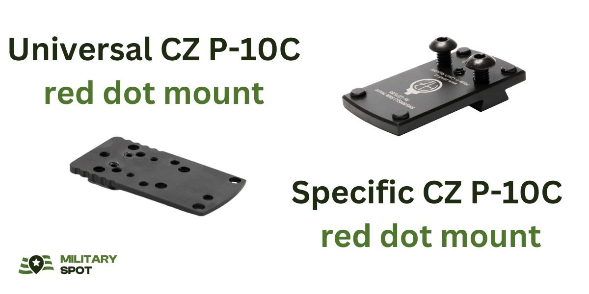CZ P10C red dot mounting guide | Military Spot