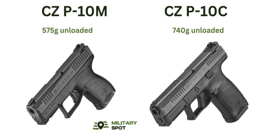 CZ P-10M vs CZ P-10C: differences | Military Spot