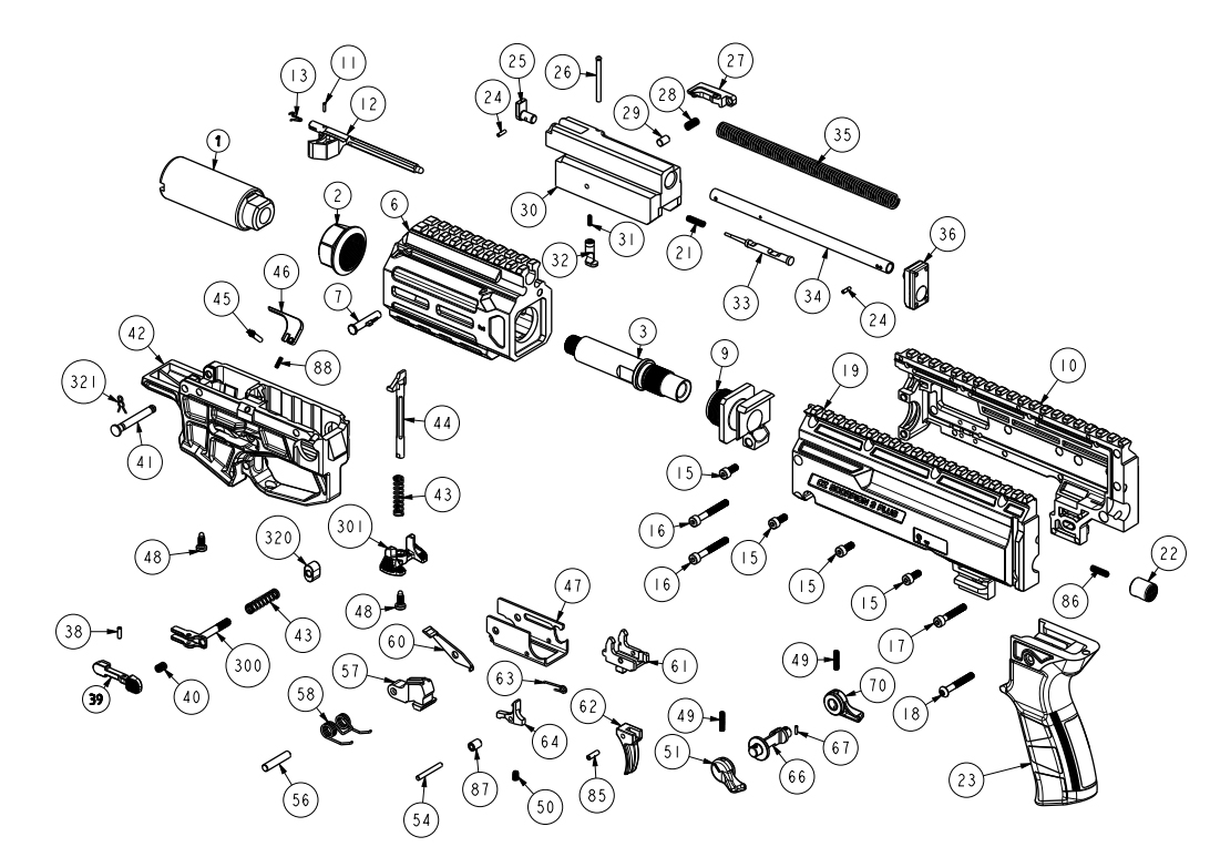 CZ Scorpion 3+ spare parts | Military Spot