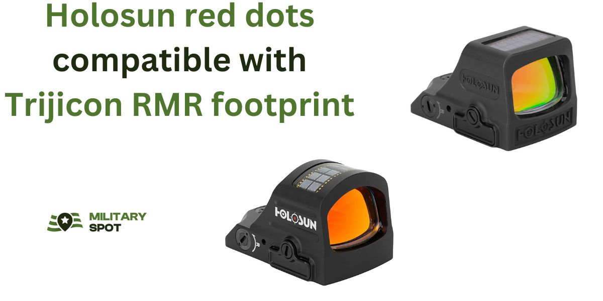 Red dots compatible with CZ P10C OR Trijicon RMR plate | Military Spot