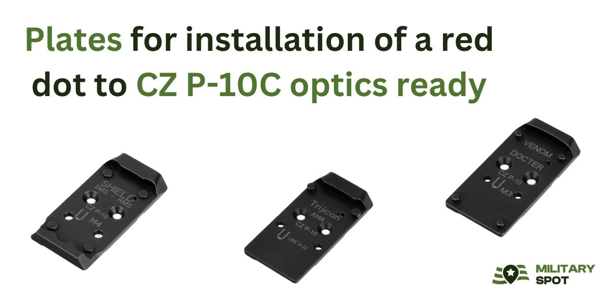 CZ P10C red dot mounting guide | Military Spot