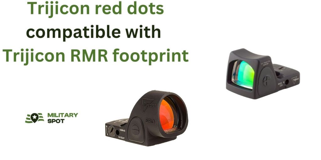 Red dots compatible with CZ P10C OR Trijicon RMR plate | Military Spot
