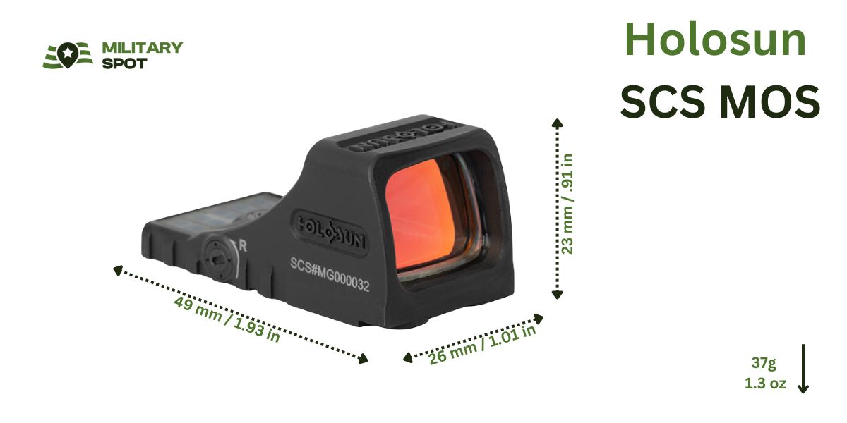 Holosun SCS MOS in detail | Military Spot
